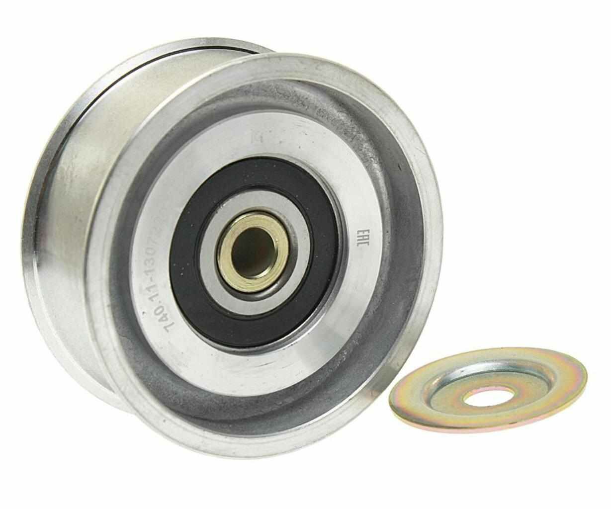 Ролик натяжной КАМАЗ-ЕВРО-2 в сборе алюминий, 130-11-008, MEGAPOWER