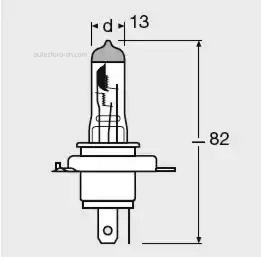 OSRAM 64193SV2HCB Лампа Н 4 12V- 60/55W +60% яркости SILVERSTAR 2.0 (2шт) DuoBox