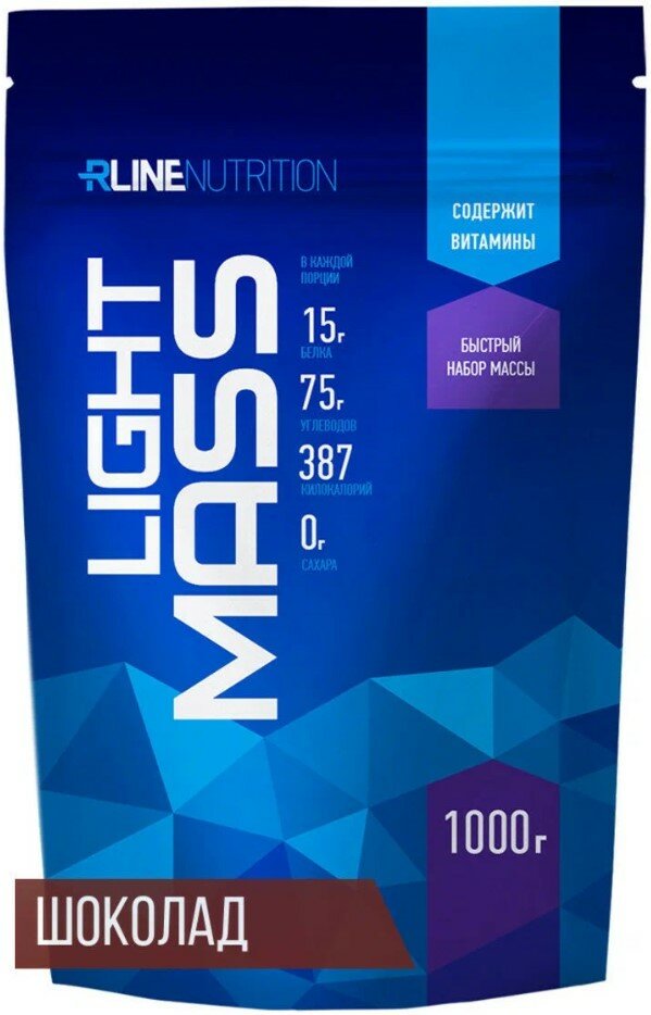 Гейнер RLine Light Mass 1000г, шоколад