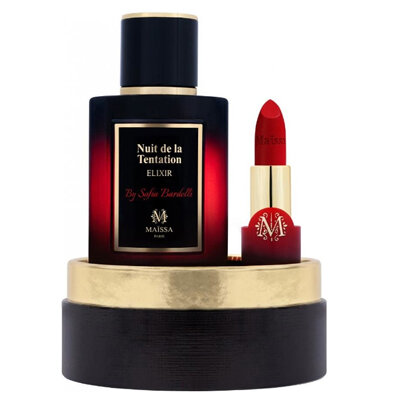 Парфюмерная вода Maissa Parfums Nuit de la Tentation 100 мл. + помада.