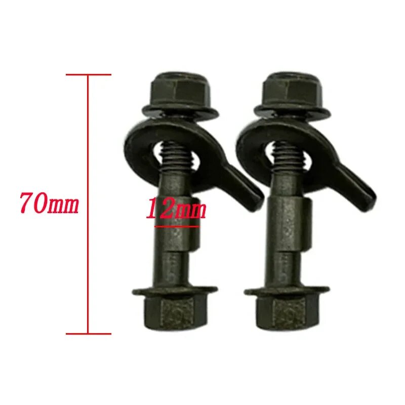 2x10,9 уровневый винт развал болт гайка для выравнивания автомобильных колес Arc эксцентриковый Винт инструмент для регулировки ремонта 12 мм 13 мм 14 мм 15 мм 16 мм 17 мм 2PCS 12mm