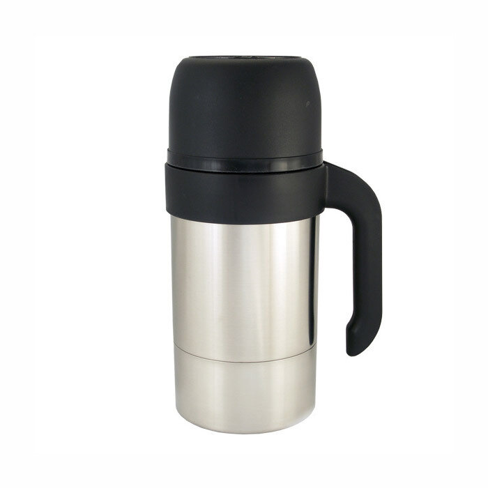 Термос Амет Турист-Н КU 1с674 с универсальным горлом, 1.25 л, пробка без кнопки, с ручкой