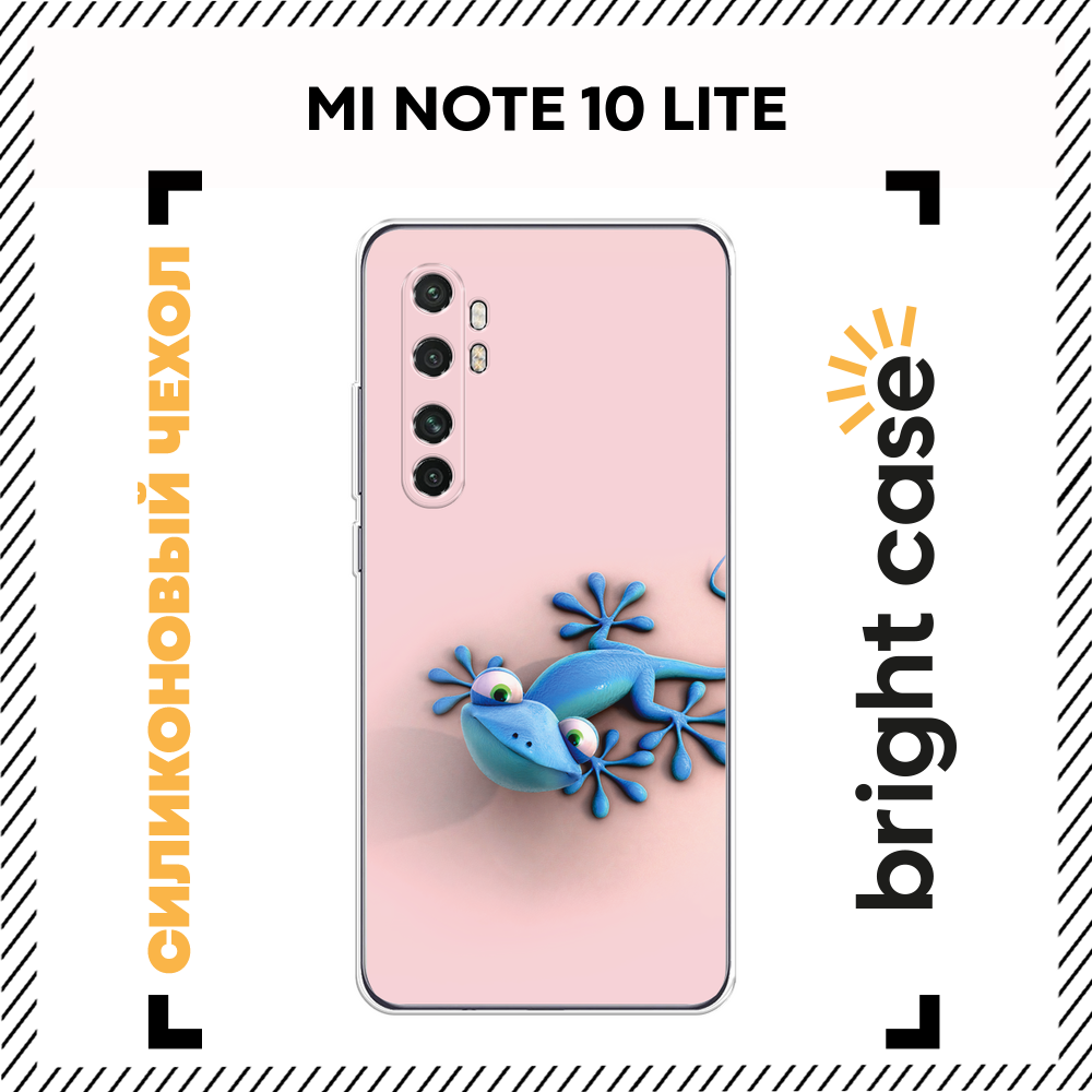 Чехол на Xiaomi Mi Note 10 Lite / Сяоми Ми Нот 10 Лайт с принтом Ящерица