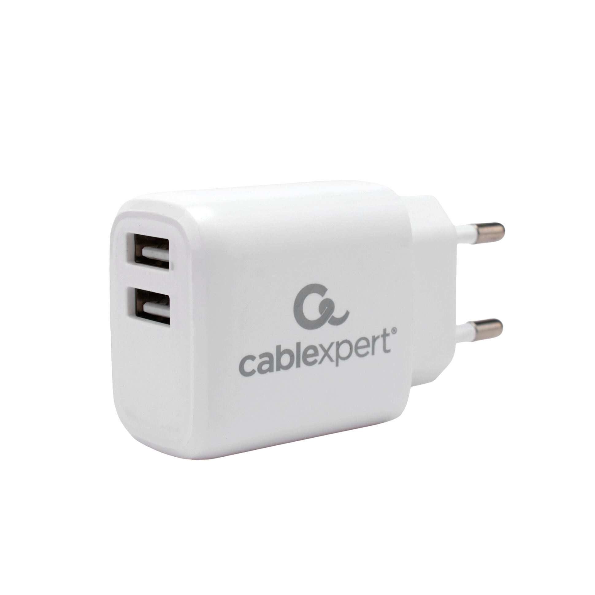 Зарядное устройство Cablexpert белый 10.5Вт 2.1А 2хUSB MP3A-PC-58