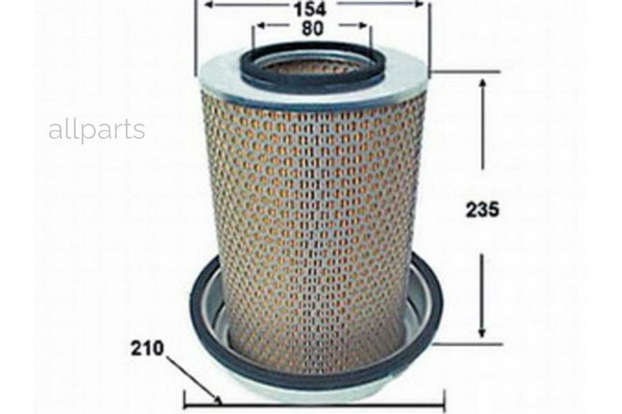 AZUMI A24519 фильтр воздушный!\ Nissan Atlas, Isuzu