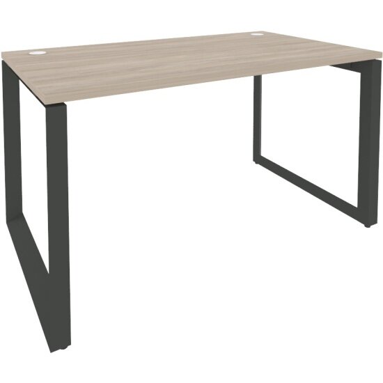 Стол рабочий Riva CHAIR на О-образном м/к O. MO-SP-3.8 Дуб аттик/Антрацит металл 1380*800*750 Onix