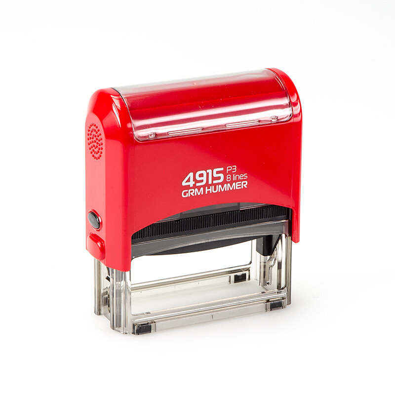 GRM 4915 P3 Hummer оснастка для штампа, 70х25мм, корпус красный глянцевый