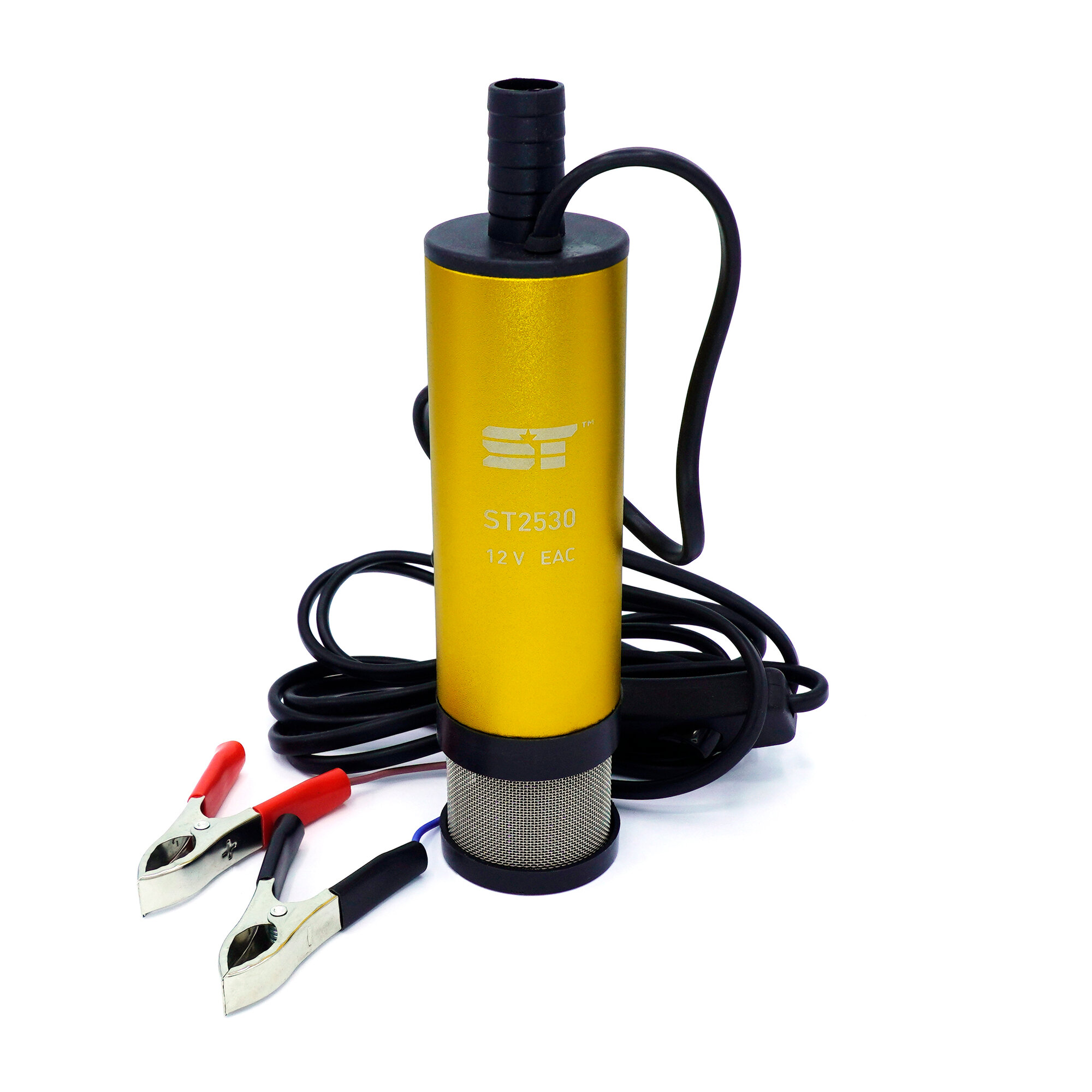 Насос для перекачки топлива (солярки) 12 В 40 л/мин съемный фильтр D=51 мм ST