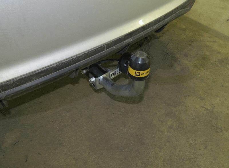 Фаркоп Motodor Hyundai Solaris 2 2017-2022 , Kia Rio 2017-2020, Solaris HS 2024- (оцинкованный шар)(паспорт и сертификат в комплекте)(без электрики) 90907-A