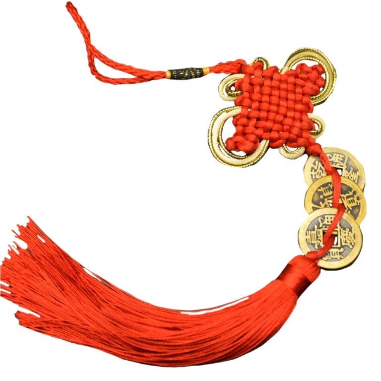 Талисман с китайскими императорскими монетами прибыль и процветание Ф-001