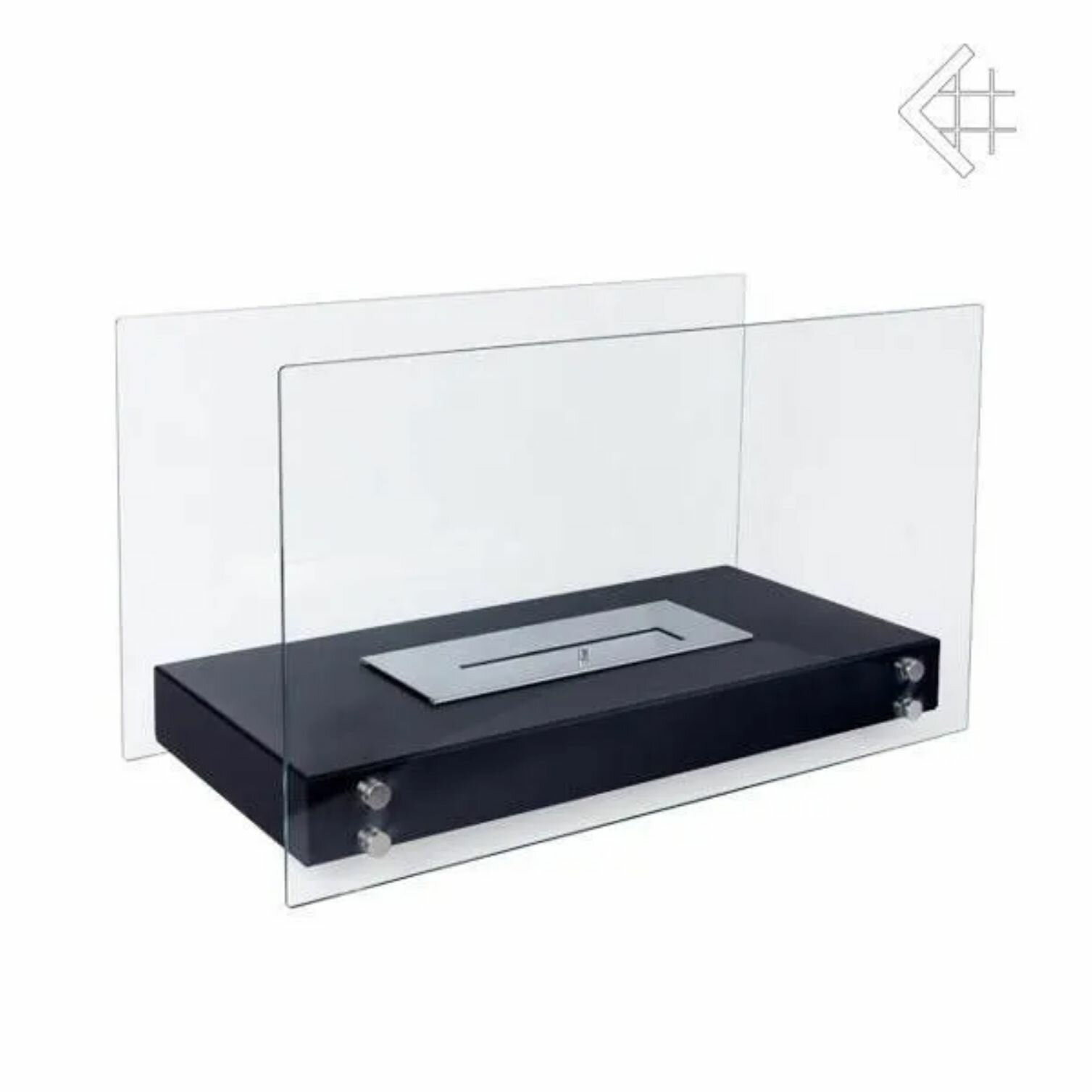 Биокамин Kratki HOTEL, Металл, черный, 70x40,2x33,4 см