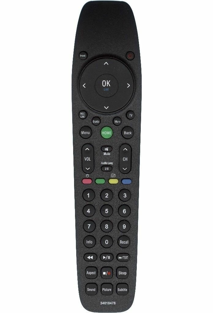 Пульт 34018478 для телевизора DEXP