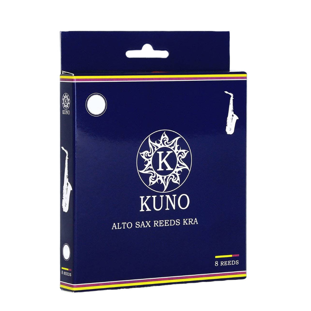 Трости для альт саксофона Kuno Blue №2,5 (8 шт) в пластиковом кейсе