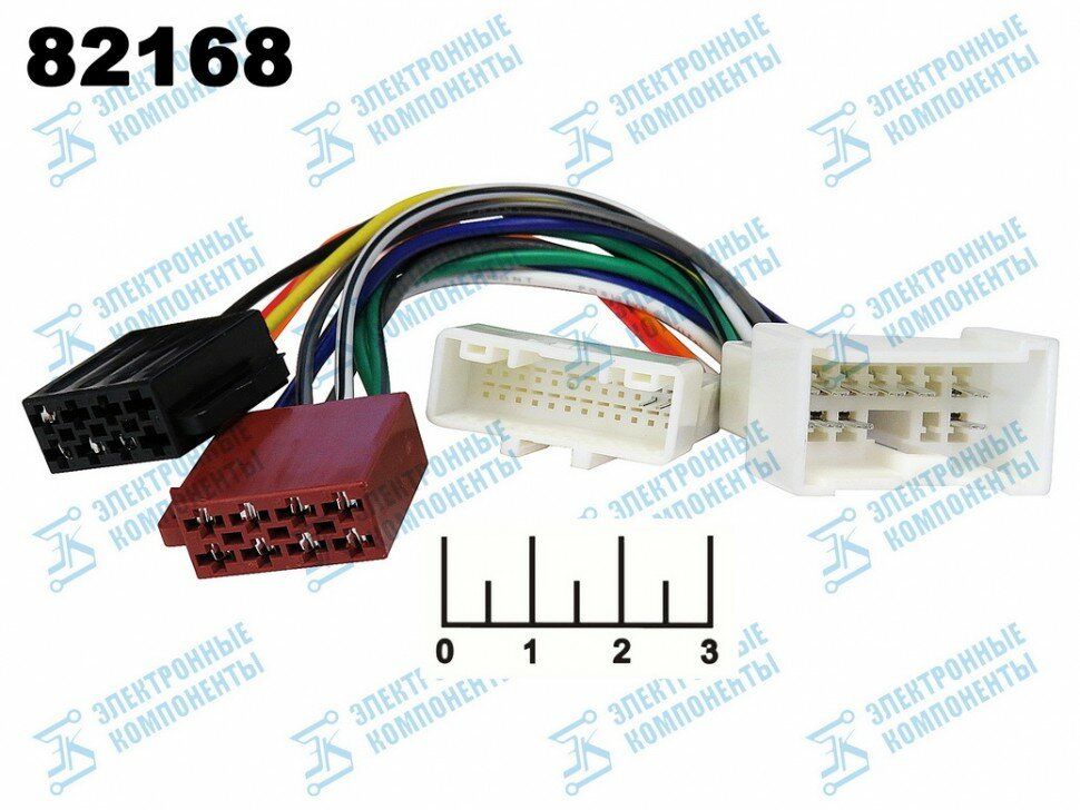 Переходник к автомагнитоле Renault Logan/Duster/Sandero/Lada Largus/ISO 2*8гн с 2012г (GS-402)