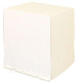 Упаковка для торта на 4 кг. 29х29х35 высокая (Набор из 3 шт.)