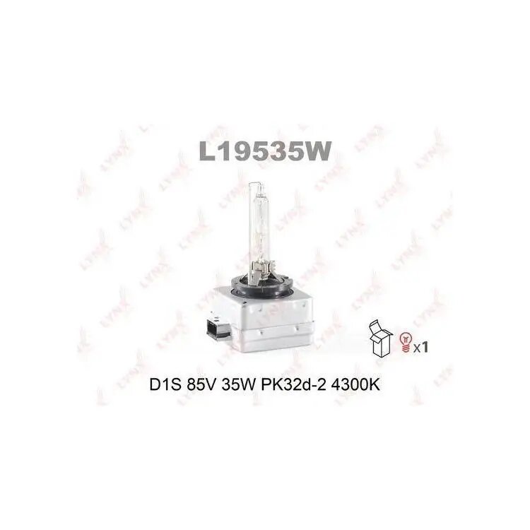 Лампа D1S 12V 35W PK32d-2, 4300K LYNX - L19535W