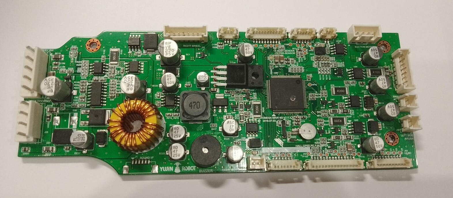 Материнская плата (OMEGA MAIN BD V2.02) робота пылесоса iClebo Omega White (YUJIN ROBOT) (YCR-M07-20)