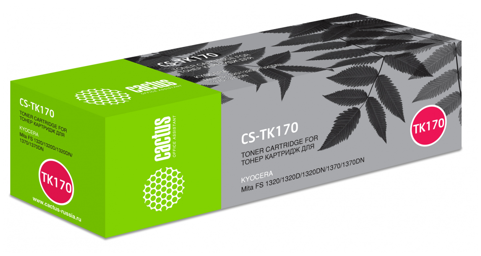 Тонер-картридж Cactus CS-TK170 Черный для Kyocera Mita FS 1320/P2135