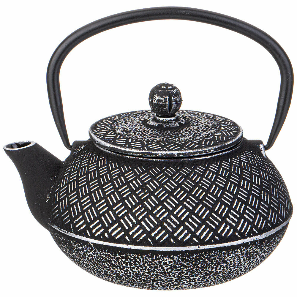 Заварочный чайник чугунный с эмалированным покрытием внутри 800 мл KSG-734-094