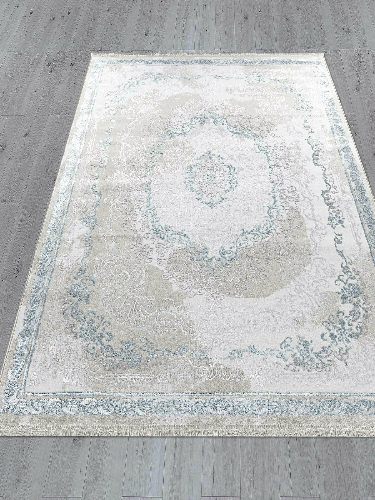 Ковер турецкий на пол в гостиную в спальню 80х150 см классический ворс 8 мм 396466 Kover-Russia