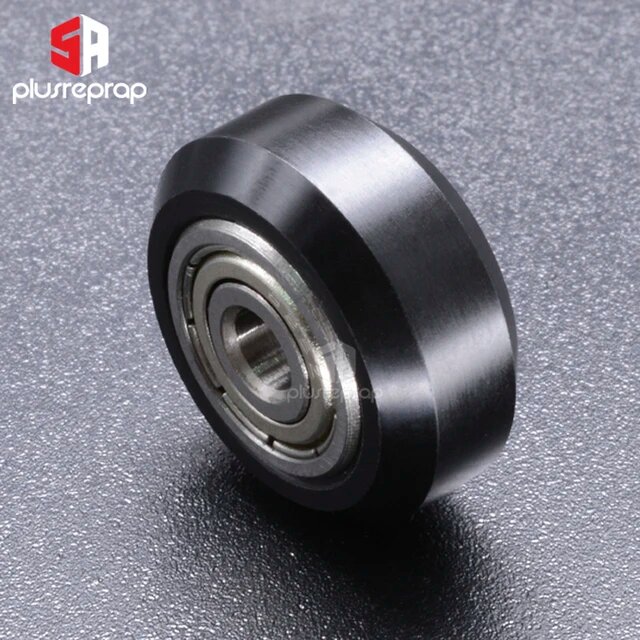 Комплект колес POM 5Aplusreprap 00552 для Openbuilds V-Slot 1pcs, Black-with bearing