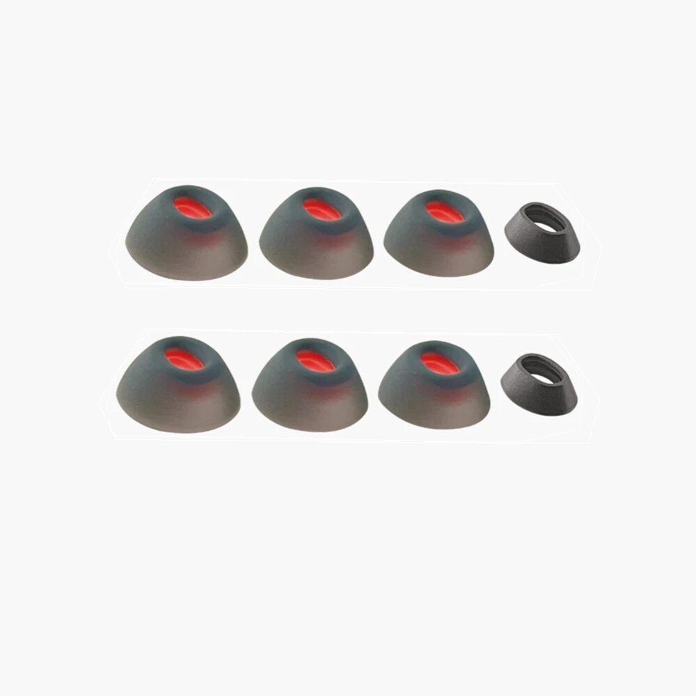 4 пары силиконовых чехлов для наушников JBL Tune Flex черный