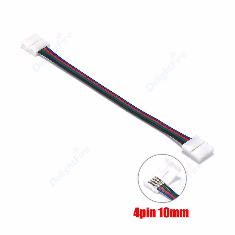 Соединитель светодиодной ленты DelightFire 4pin 10mm