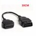 OBD2 кабель-удлинитель 30CM Black
