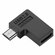 Адаптер Micro USB на USB C 90° Bend left для смартфона