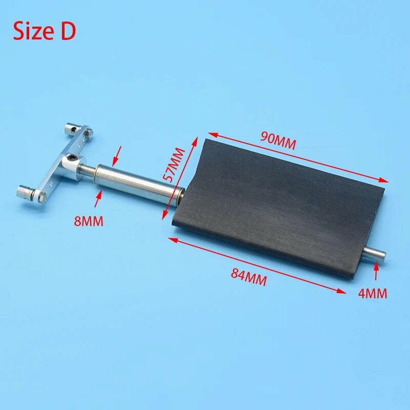 Рулевой руль POBOTRAE из нейлона для радиоуправляемой лодки Size D