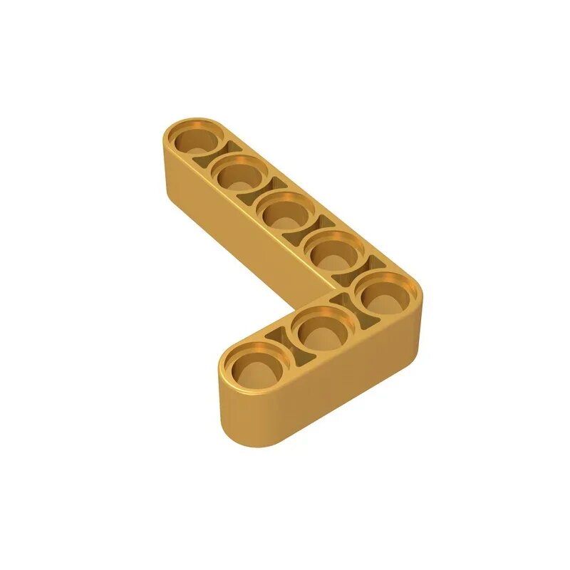 Gobricks Красный Liftarm 3x5 L-Shape Technic — фото 1