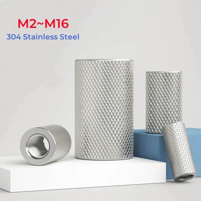 Круглые гайки из нержавеющей стали M2-M16 M12x40x18mm-1pcs