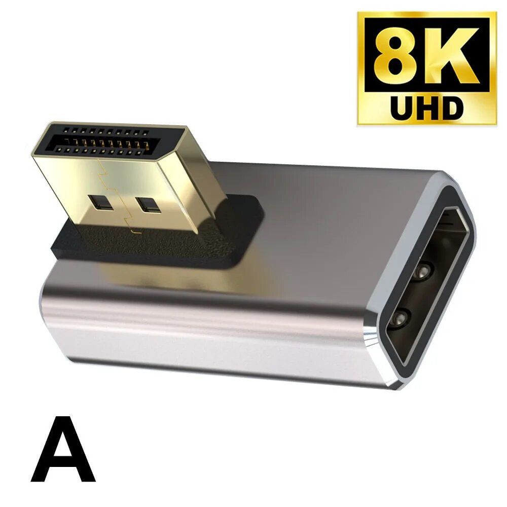 CY угловой адаптер DisplayPort 90 градусов, Цвет: A