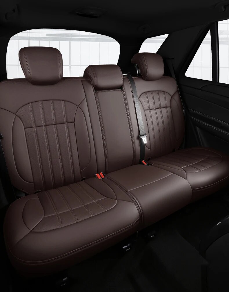 Пользовательские 1 шт. кожаные чехлы на сиденья Nappa для водителя для haval h5 2024, аксессуары для салона автомобиля 3 PCS