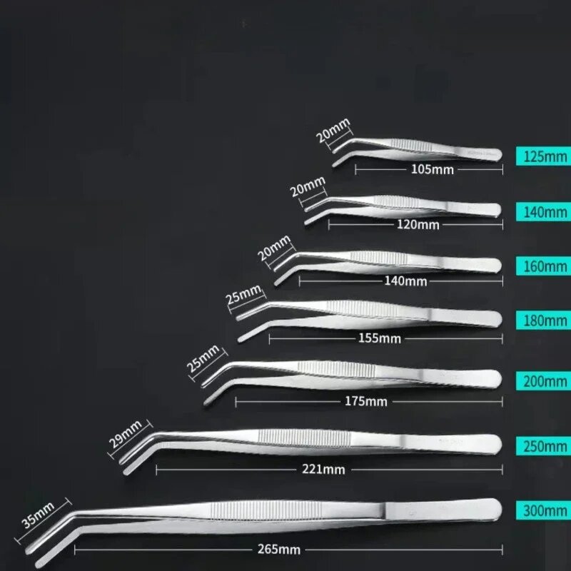 Пинцет Bent 12.5cm из нержавеющей стали MIHJUSFDH