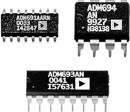 Супервизор ANALOG DEVICES ADM695ANZ IC Integrated Circuit open drain, push-pull DIP16, 1 шт