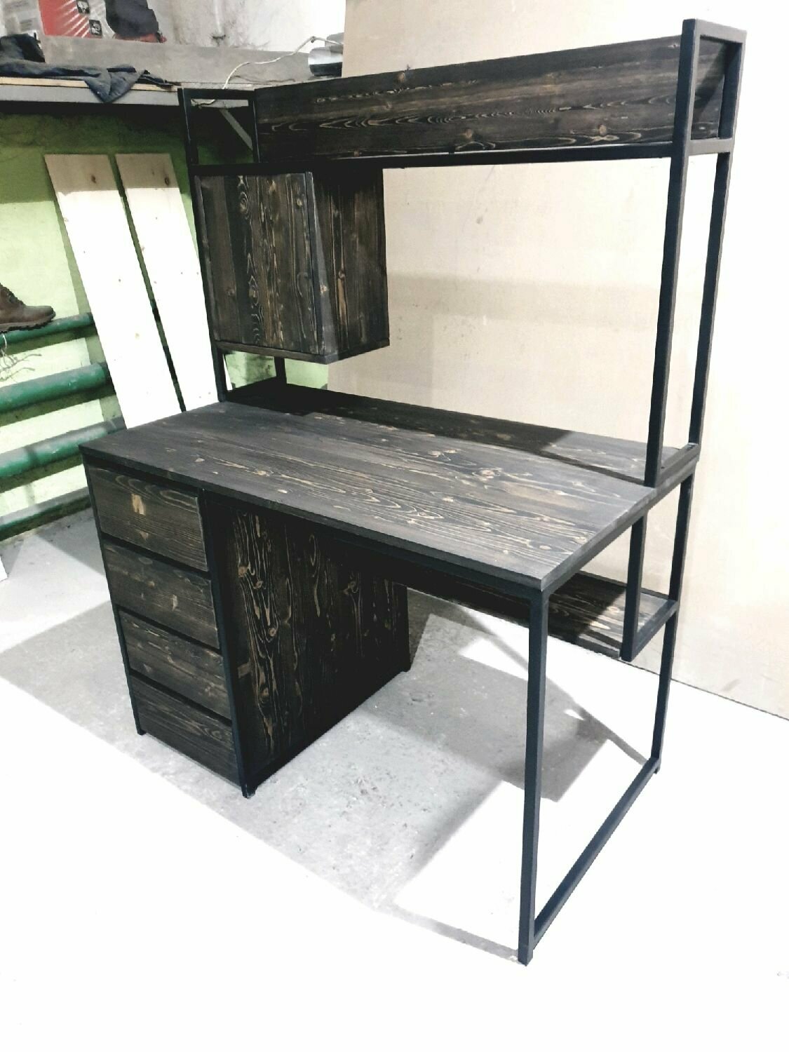Стол EasyLOFT письменный, 100x60x75 см, цвет бук