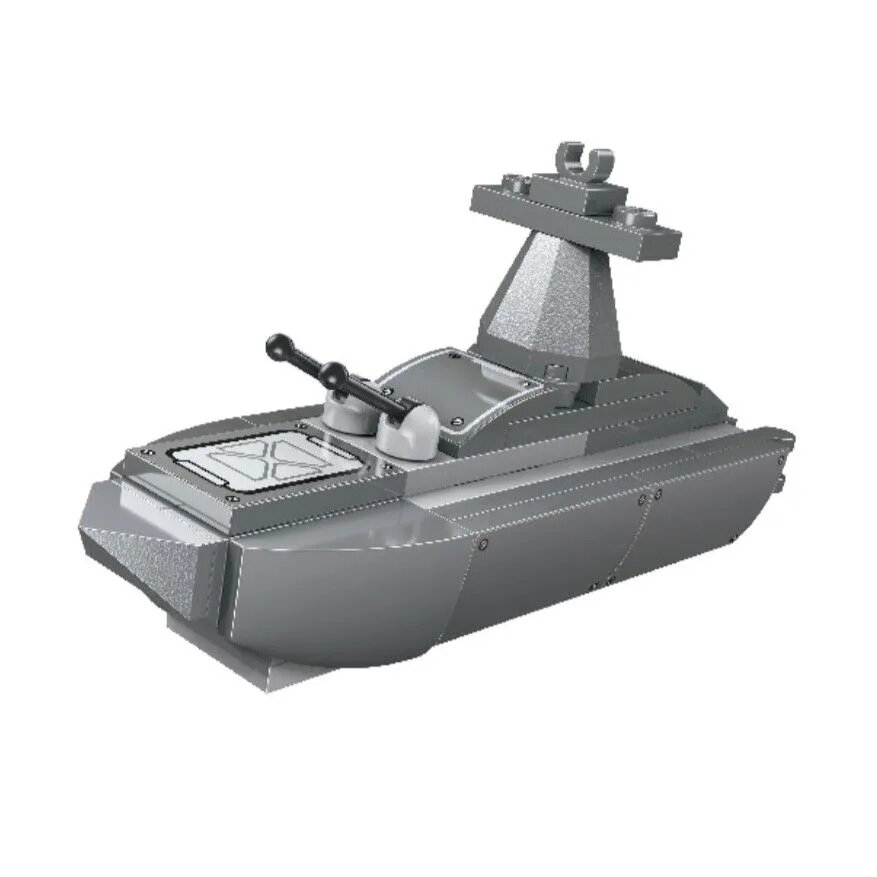 Конструктор Qman Боевой маленький корабль 54 дет 6+ 42201-8