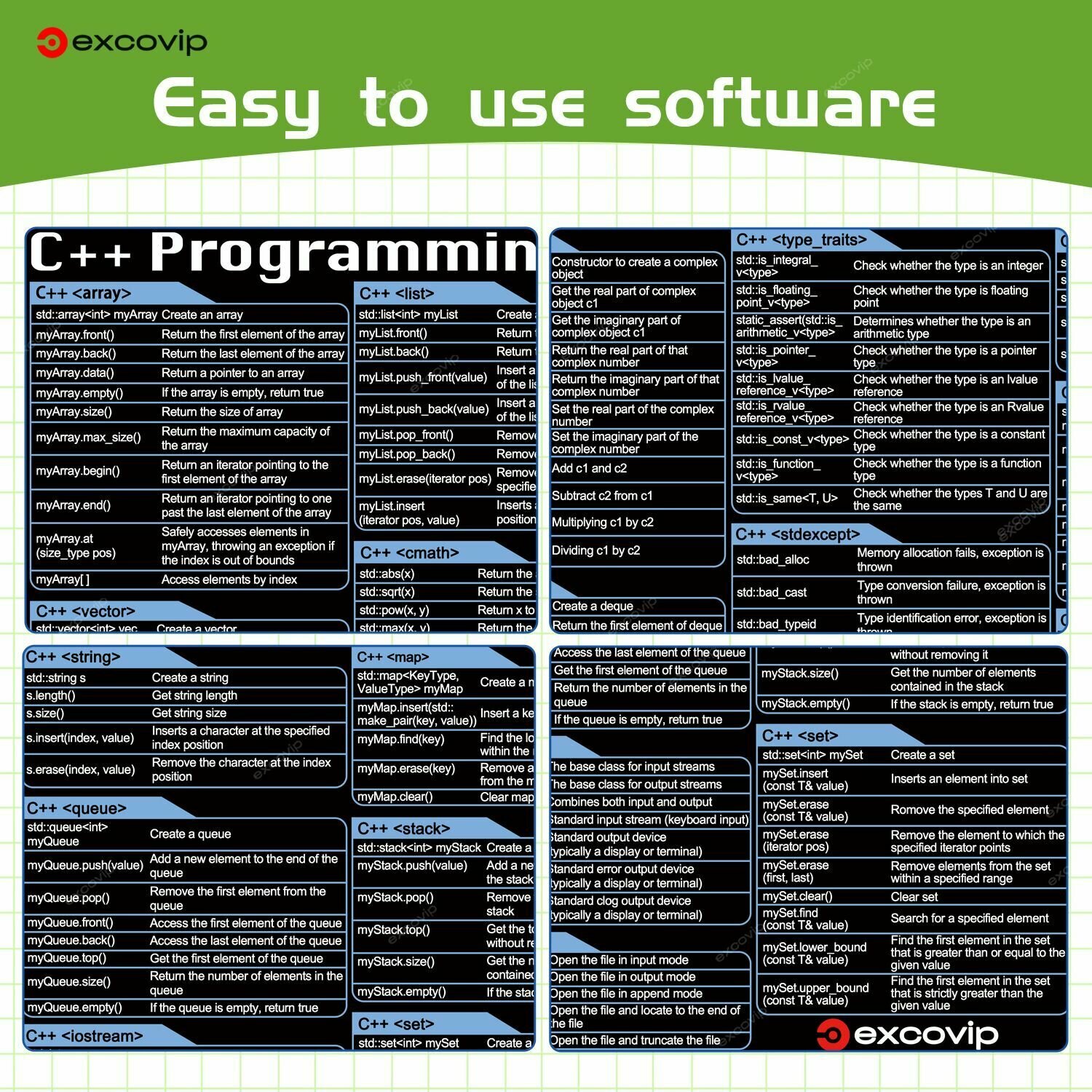 EXCO C++ Коврик для мыши большой