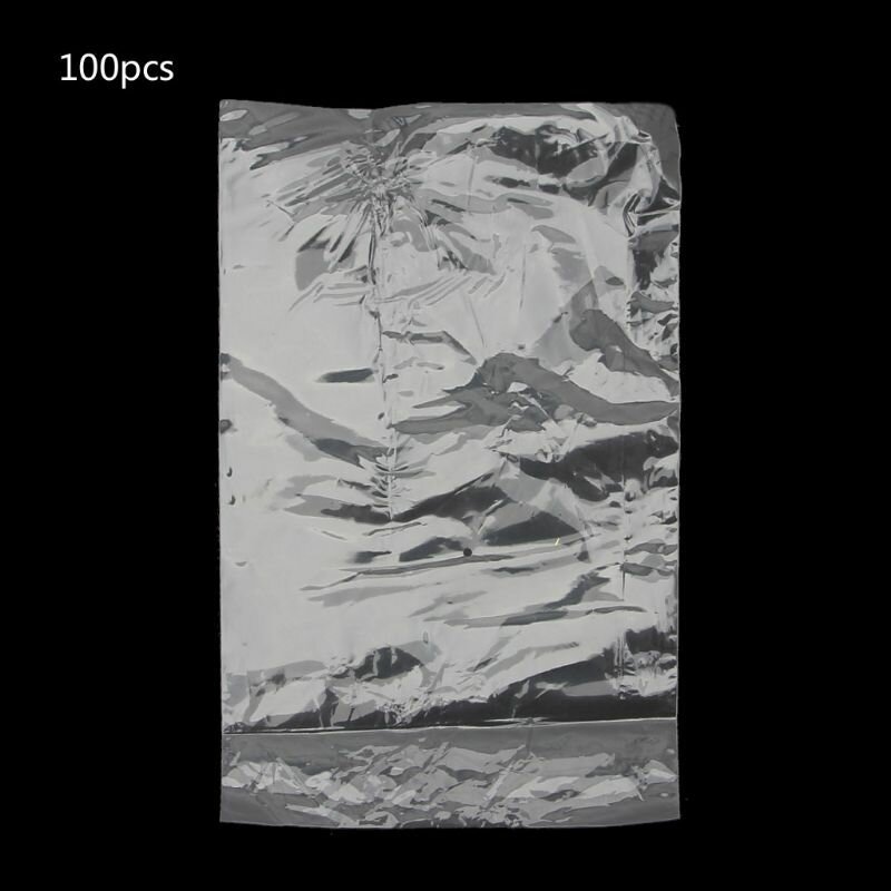 100x термоусадочная пленка, прозрачные пластиковые пакеты пищевого качества для домашнего использования, упаковка 4X6 дюймов, Пасха