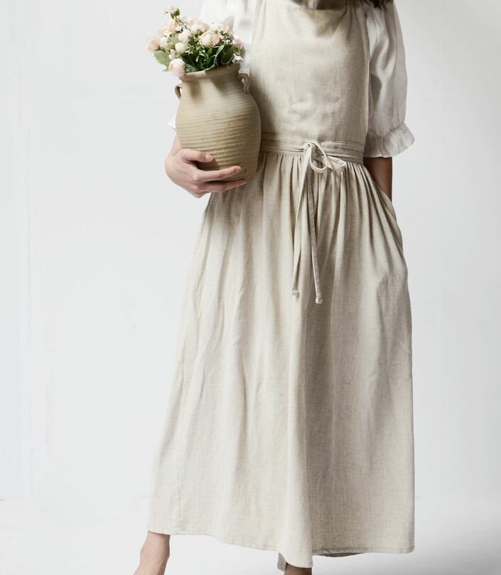 Фартук джинсовый / Фартук рабочий универсальный для повара бармена творчества бариста официанта барбера / продавца повара кондитера флориста кухонный рабочий