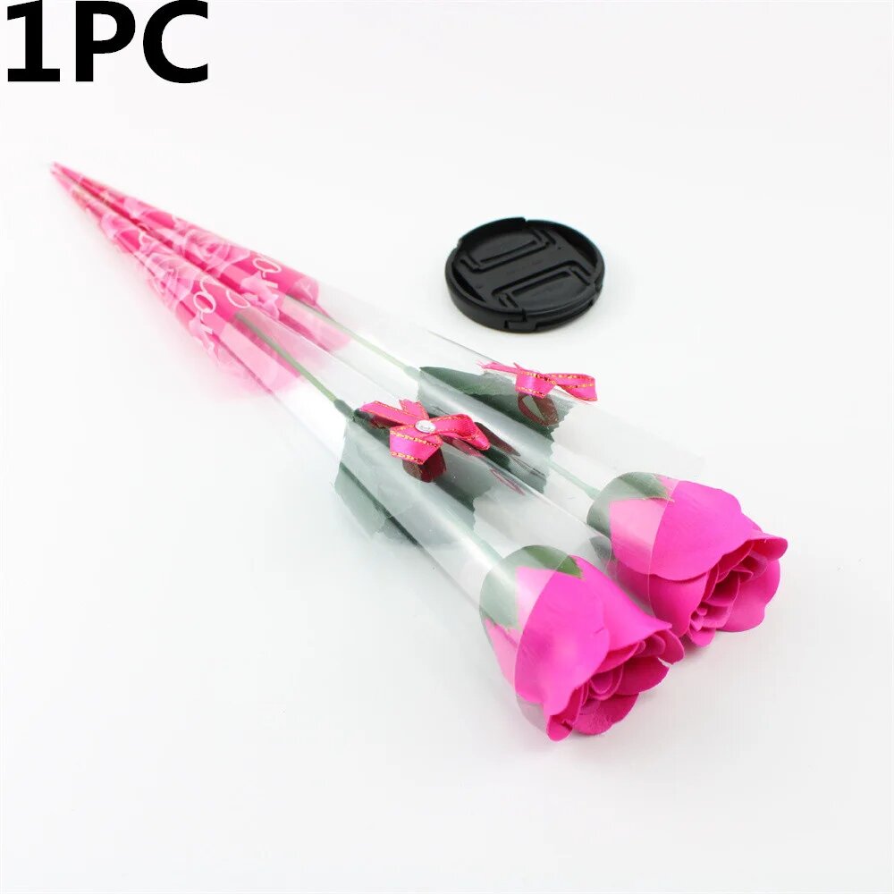 Мыльный букет роз, розовый, Rose red