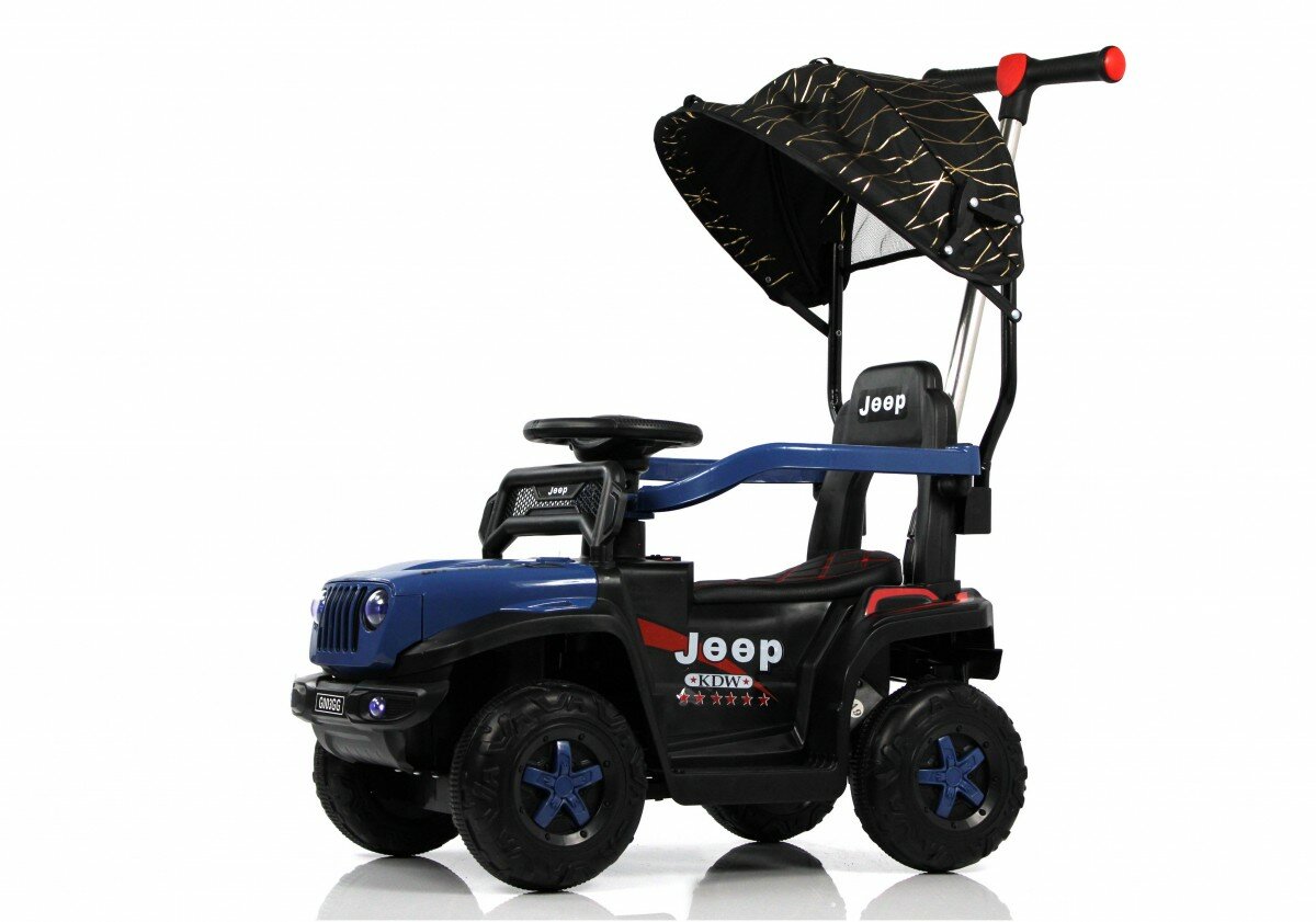 Детский электромобиль - каталка G003GG синий