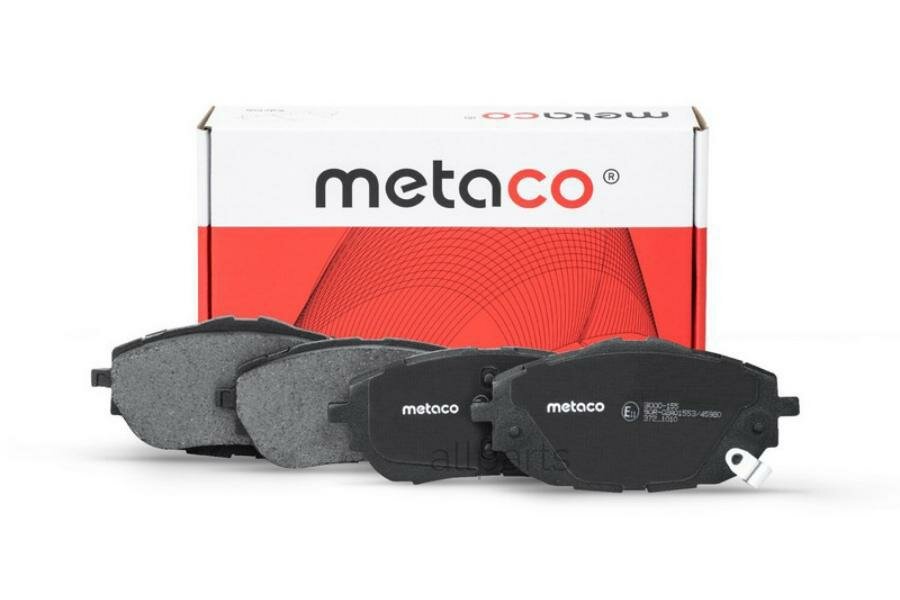 METACO 3000-155 Колодки тормозные передние к-кт Toyota Auris E18 (2012>), Toyota Corolla E18 (2013>)