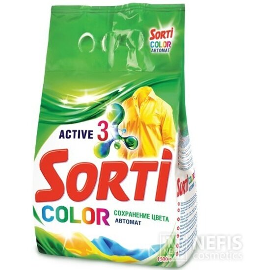 Стиральный порошок Sorti COLOR, 1.5 кг