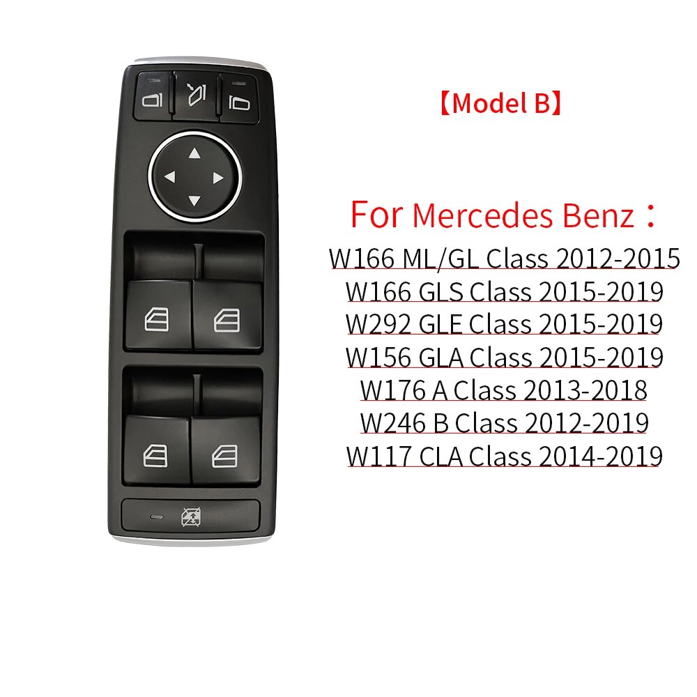 Главный переключатель стеклоподъемника Mercedes A B CLA GLA Class, Model B