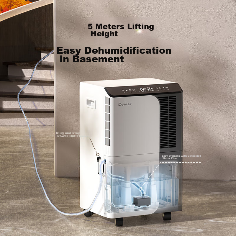 Deye Dehumidifier, D50A3 Dedicated Top Drainage Module, Water Pump Drainage Accessories, Villa Basement Dehumidification without Drainage