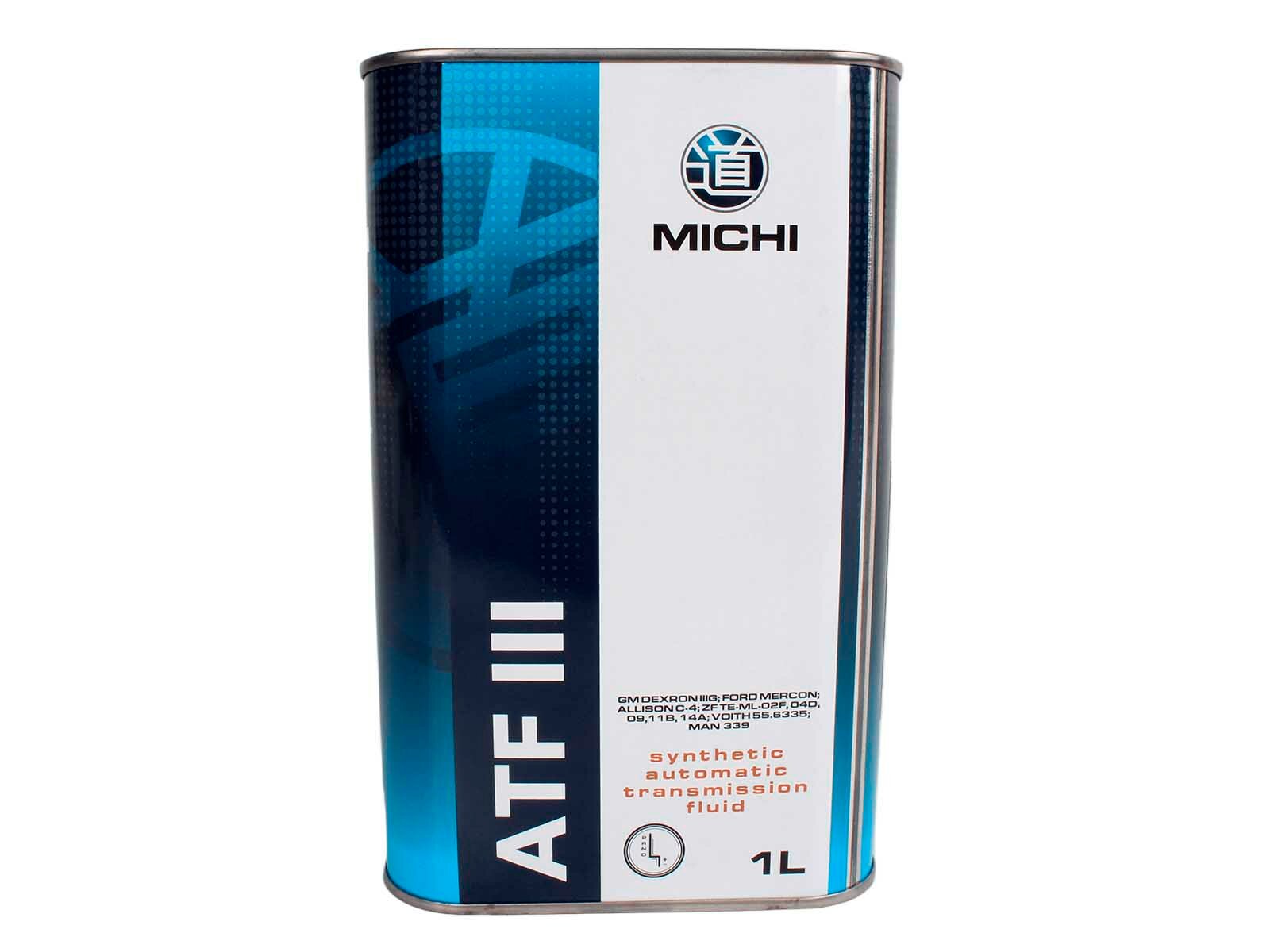 Масло трансмиссионное MICHI ATF III 1л