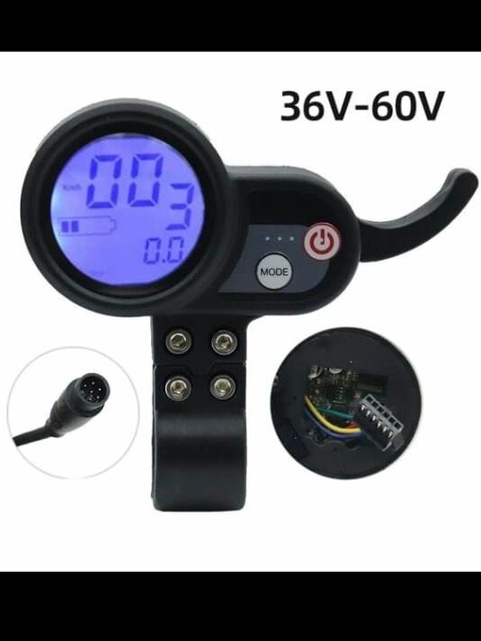 Бортовой компьютер для электросамокатов Halten, Ultron, iBalance ; Дисплей с курком газа 48V-60V