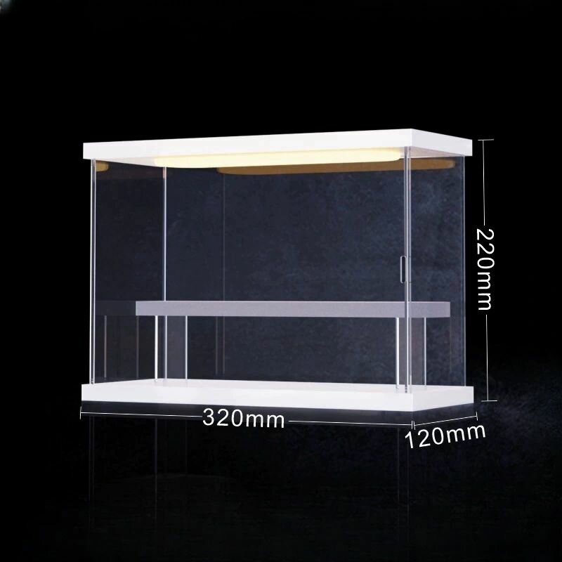 Ящик для хранения, акрилик, белый, с жестким дном, 22х32х12 см